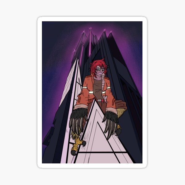 "Neon Harpy - Markus Pattern Draws " Sticker by NJX07 | Redbubble