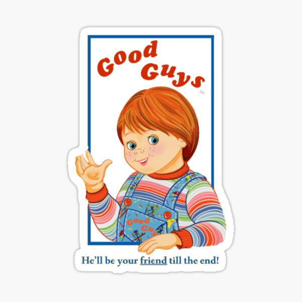 "Good Guys Logo" Sticker for Sale by ButterfliesT | Redbubble