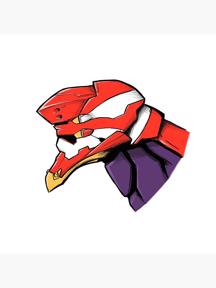 "Eva-02 fan art" Art Print by Ciocsi | Redbubble