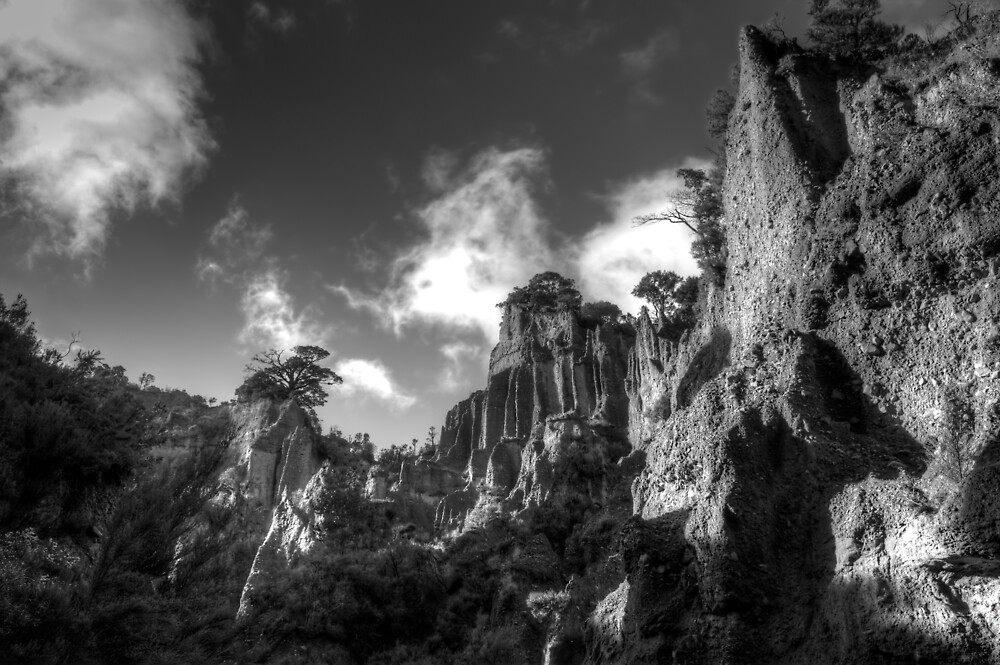 "Putangirua Pinnacles view 2 - Cape Palliser, New Zealand" by Phil ...