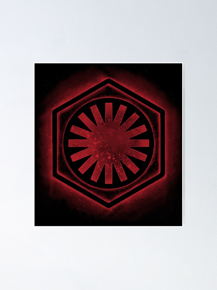 "First Order Emblem" Poster for Sale by xMorfina | Redbubble