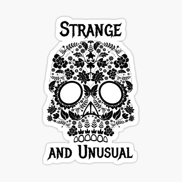 "Strange and Unusual - Gift for Fantasy Fans, Goths, Cyber Goth, Trad ...