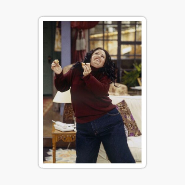 Fat Monica Stickers | Redbubble