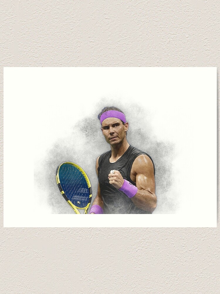 "Rafael Nadal" Art Print by jordanrusev | Redbubble