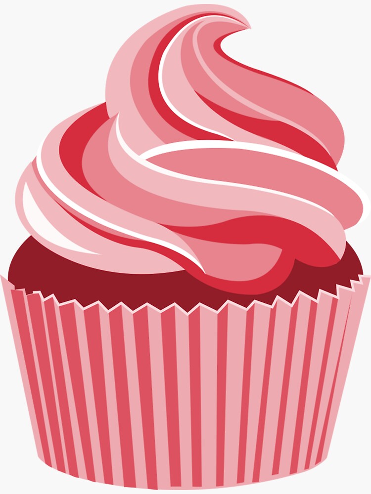 "red velvet cake " Sticker for Sale by Alysonzeller | Redbubble