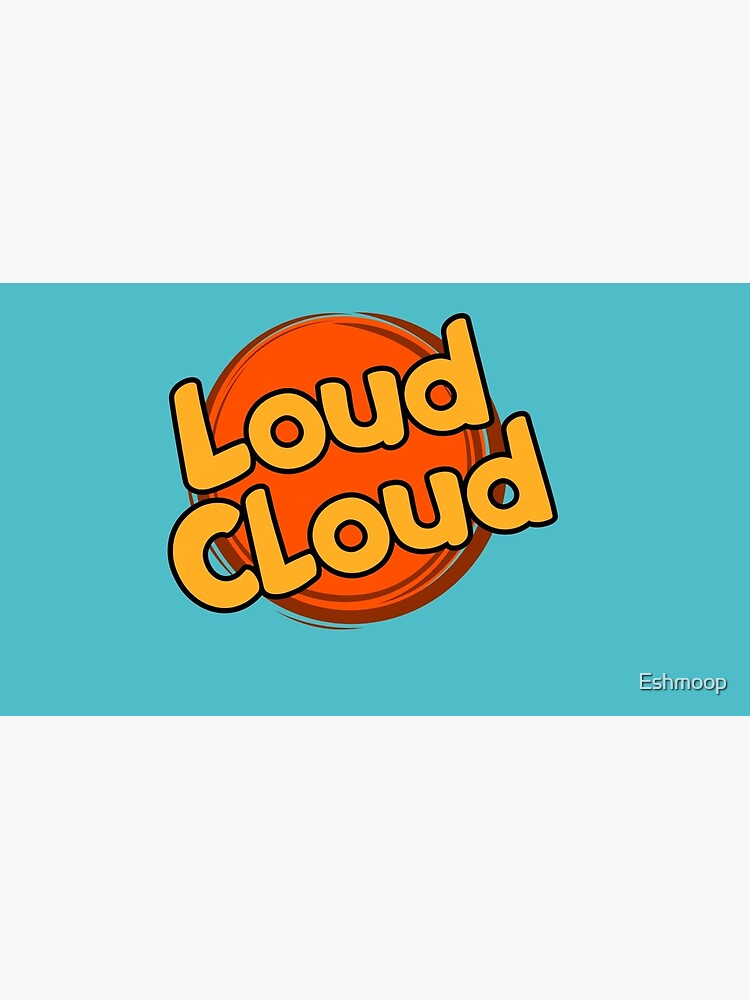 "loud cloud logo" Art Print by Eshmoop | Redbubble