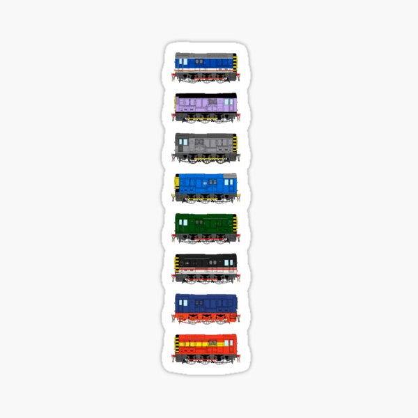 "Class 08 Diesel Shunters British Railways Print" Sticker for Sale by ...