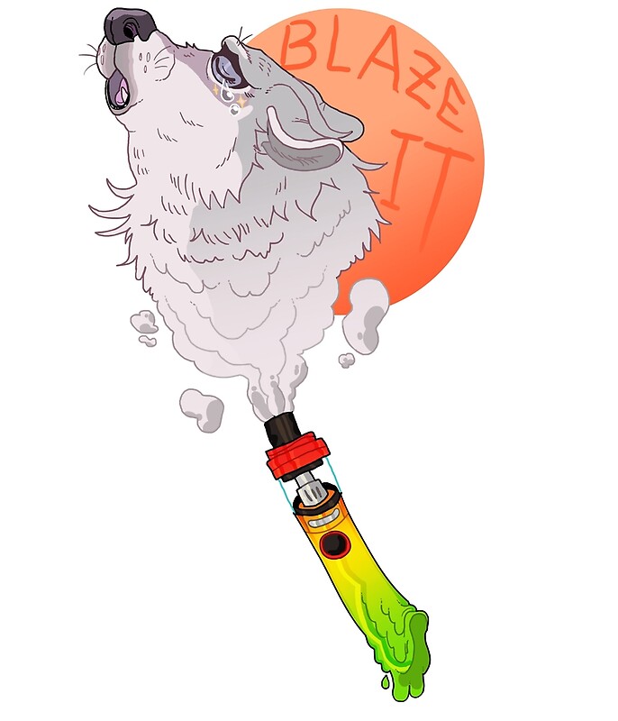 "Vape Wolf" by GraceGogarty | Redbubble