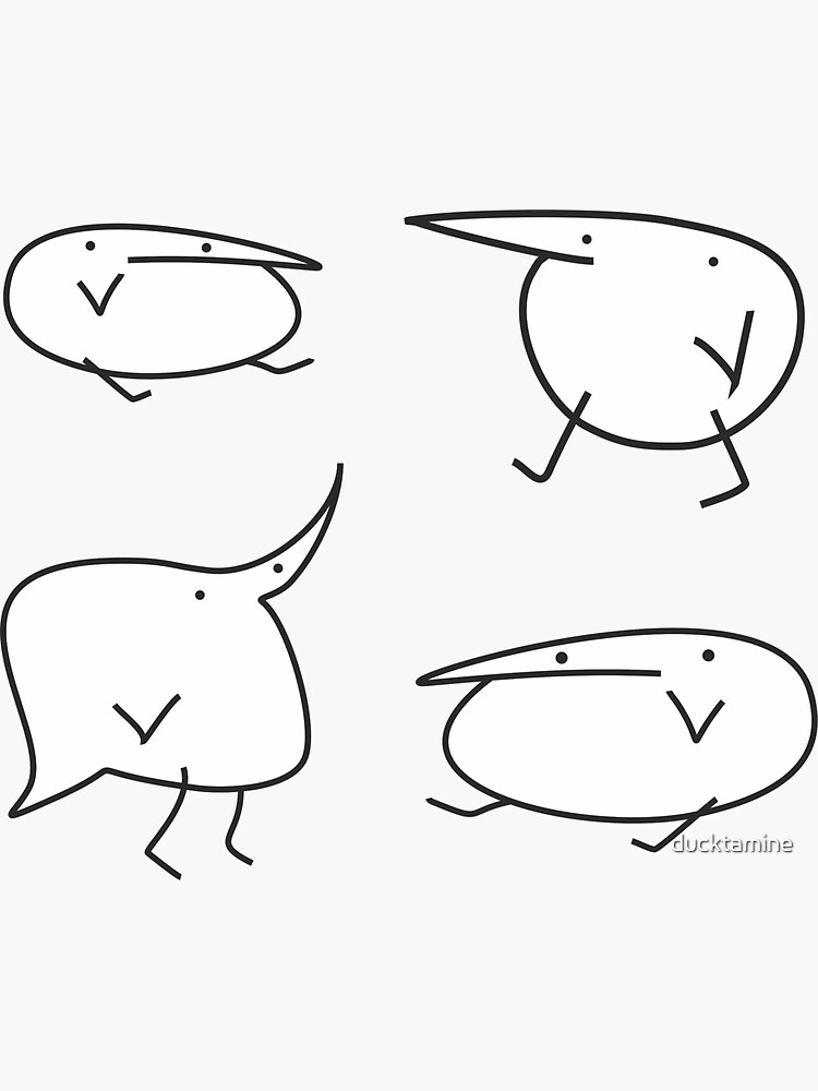 "Berd" Sticker for Sale by ducktamine | Redbubble