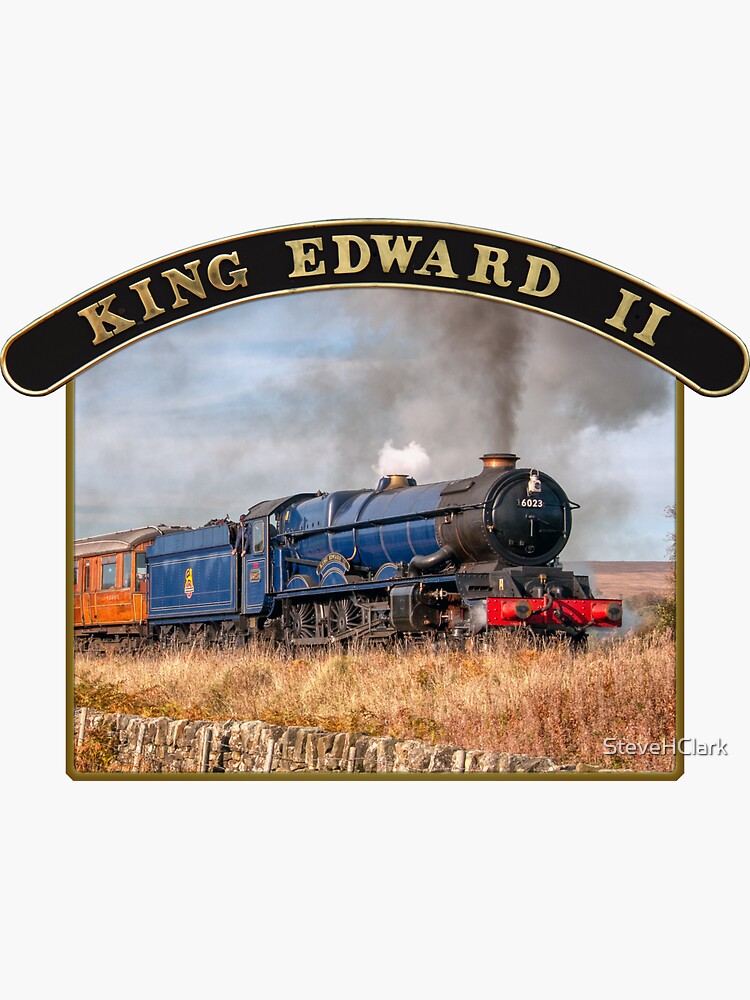 "GWR King Edward the Second and Nameplate" Sticker for Sale by ...