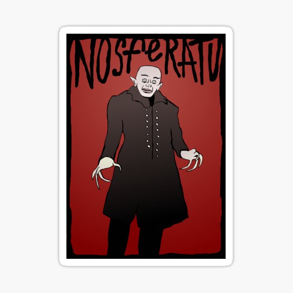 "Nosferatu" Sticker for Sale by Logan81 | Redbubble