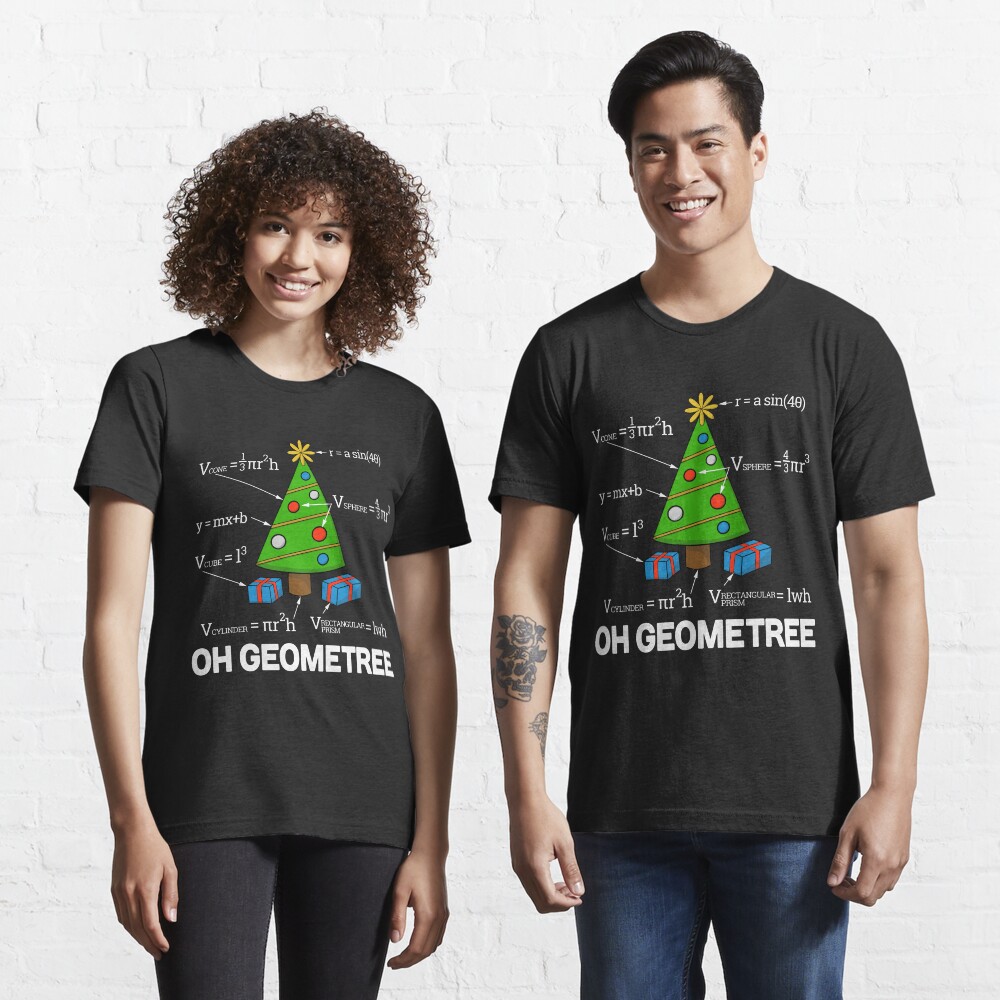 "Math Geometry Christmas Tree Geometree" T-shirt for Sale by skyfire99 ...
