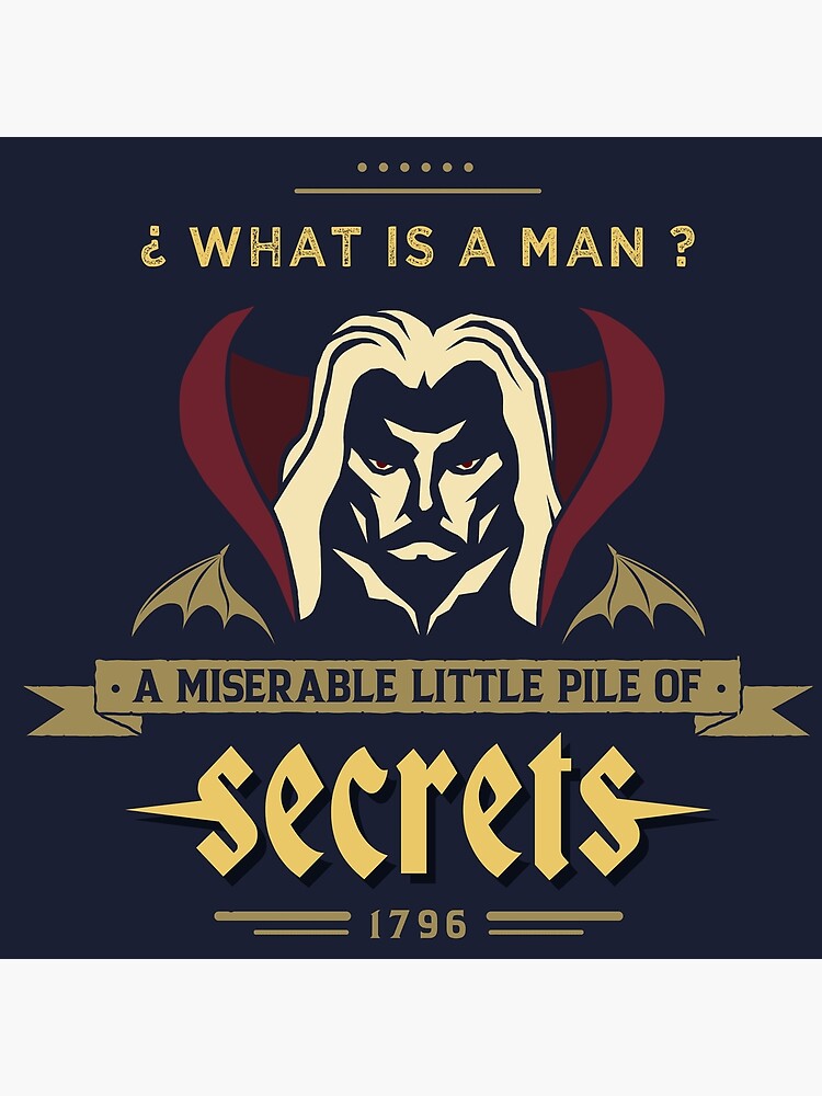 What Is A Man A Miserable Little Pile Of Secrets Poster By Logoquo what-is-a-man-a-miserable-little-pile-of-secrets-poster-by-logoquo