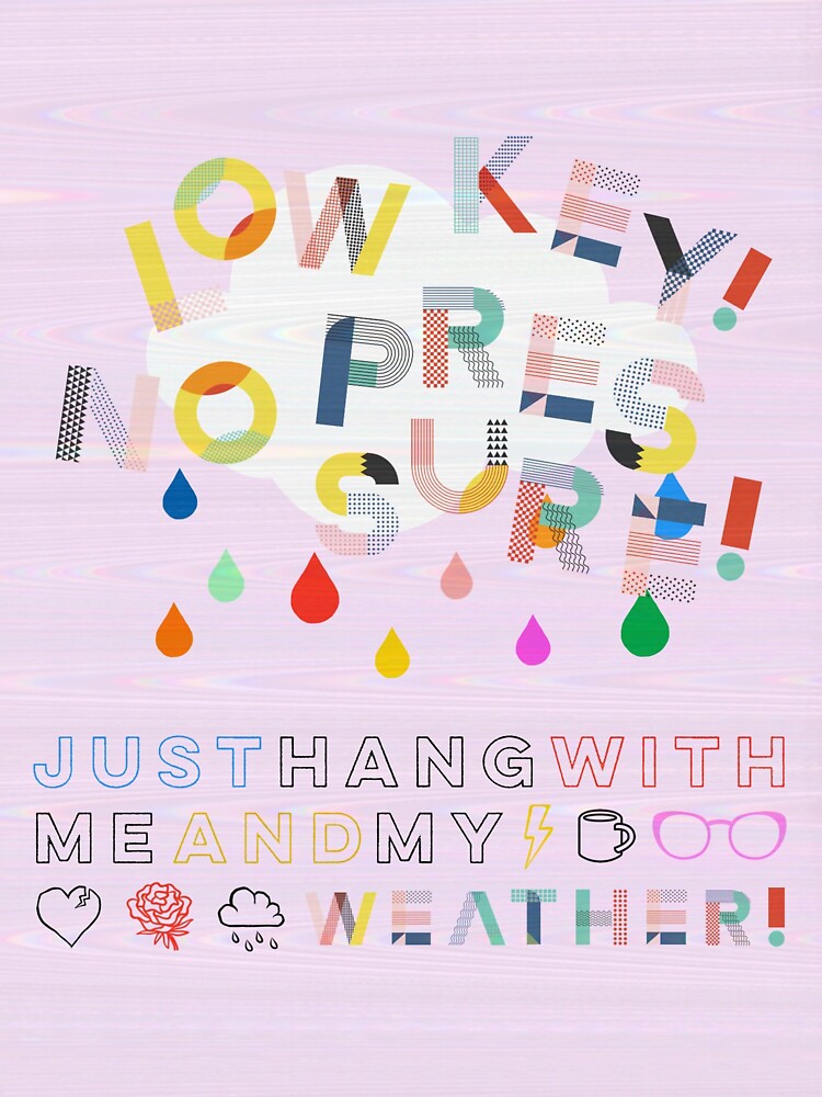 "low key! no pressure!" Sticker for Sale by loganperrin | Redbubble