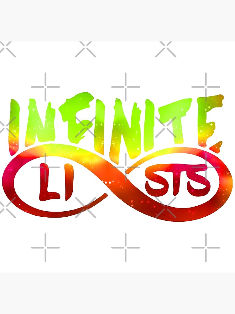 "Infinite lists Merch, Infinite Merch,infinite lists Galaxy logo ...