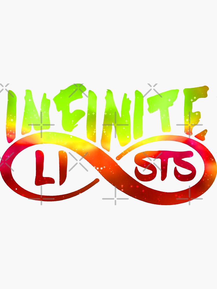 "Infinite lists Merch, Infinite Merch,infinite lists Galaxy logo ...