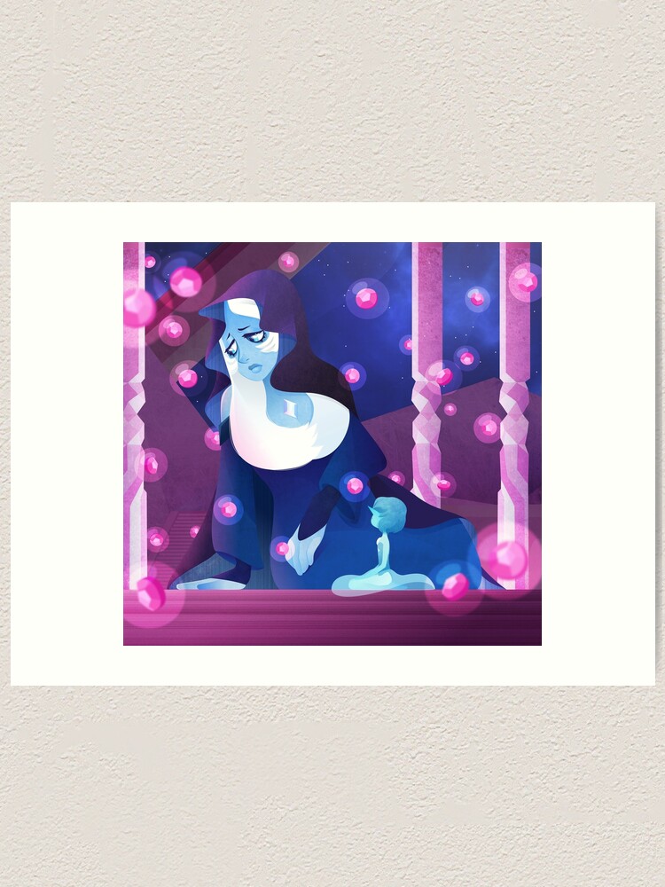 "Blue Diamond and Blue Pearl" Art Print for Sale by RedWiwer | Redbubble