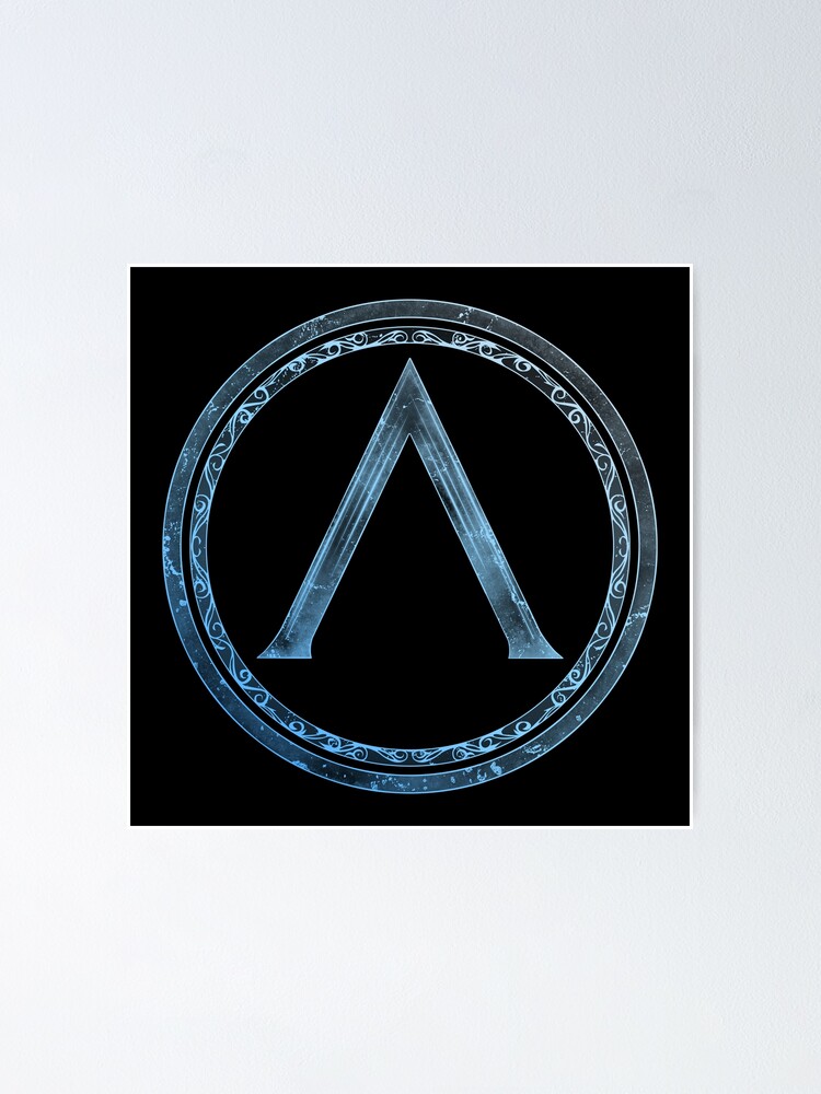 "Sparta Lambda shield" Poster for Sale by NicGrayGraphic | Redbubble