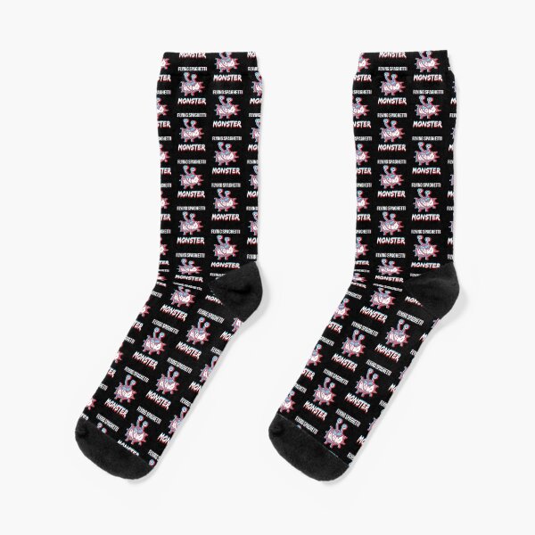 "Flying Spaghetti Monster Pasta God Religion" Socks by mooon85 | Redbubble
