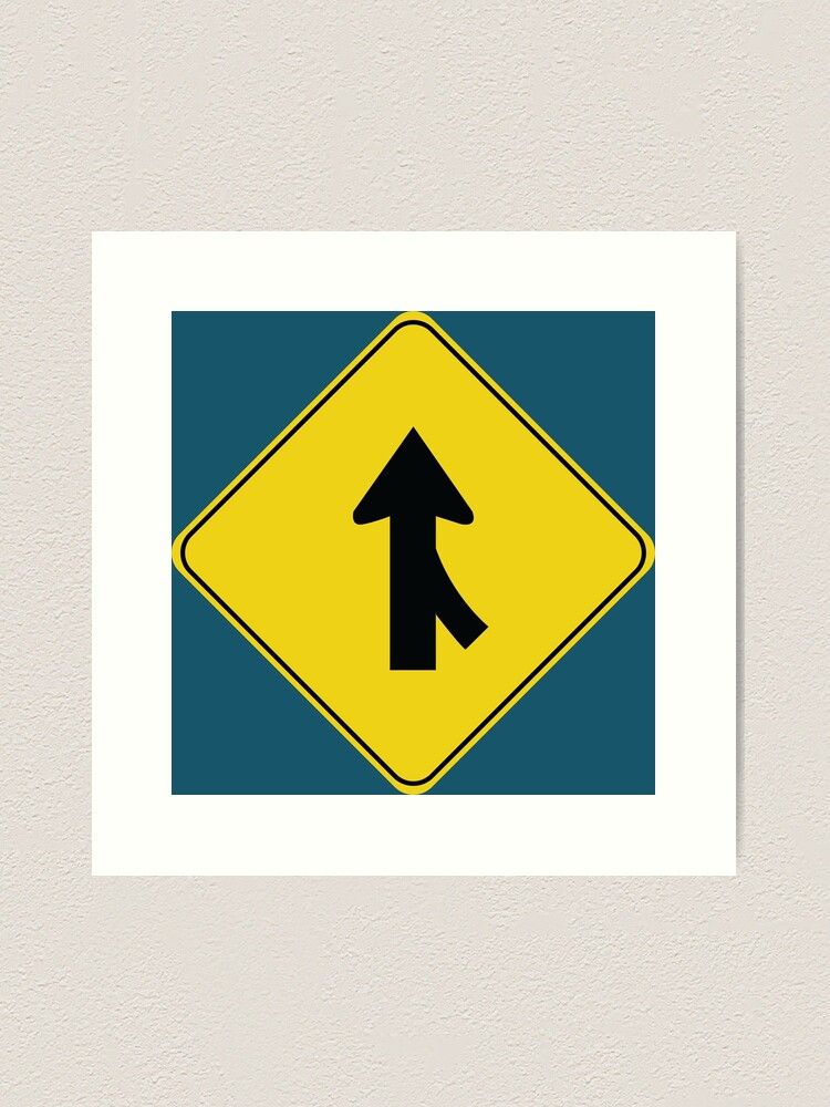 Merge Right Sign