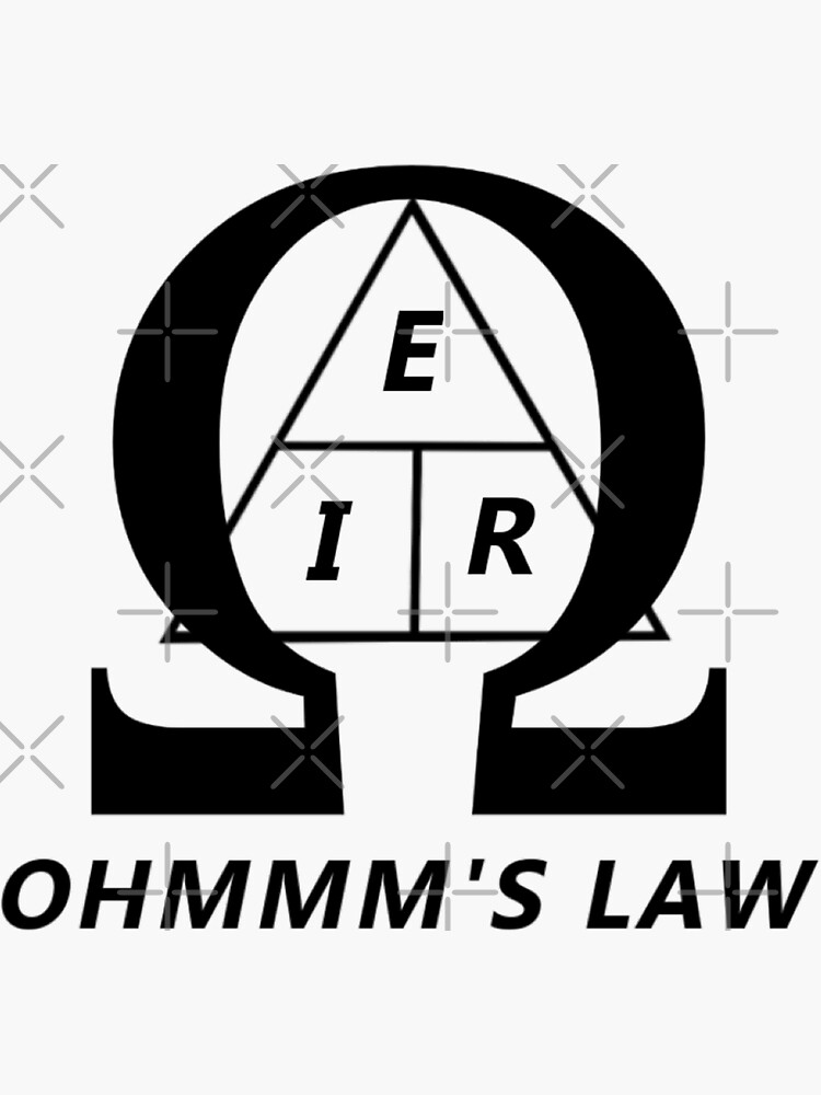 "Ohmmm's Law" Sticker by physton1 | Redbubble
