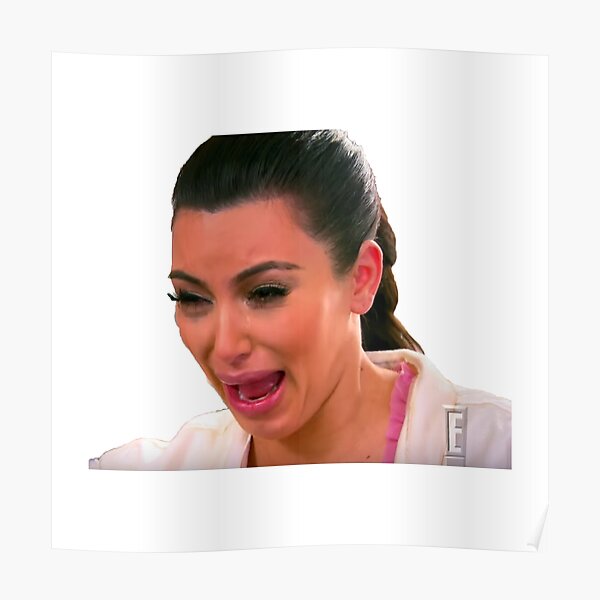 "kim crying" Poster for Sale by jillhenriques | Redbubble