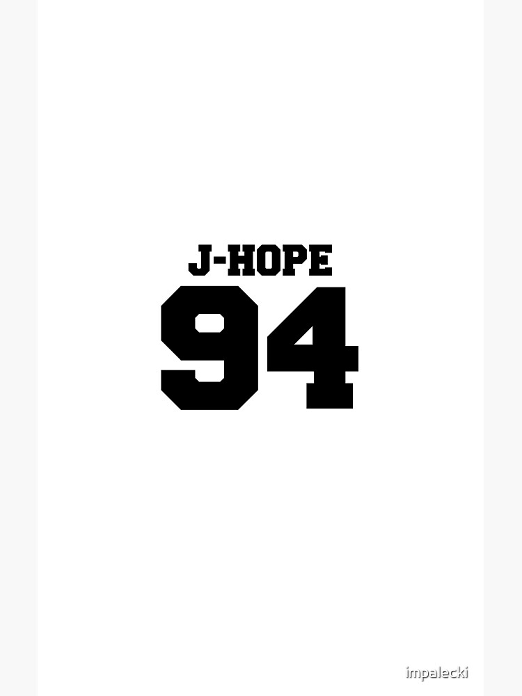 "BTS Bangtan Boys Hoseok JHope Football Design Black" Art Print for ...