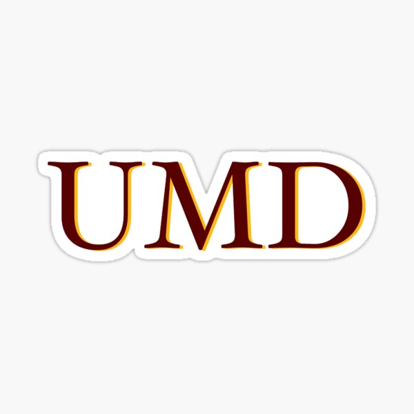 "UMD" Sticker for Sale by emilymxrgaret | Redbubble