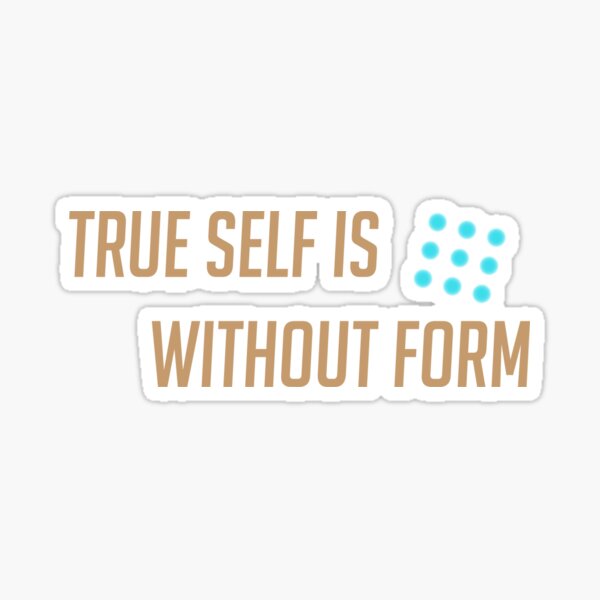 "True self is without form - Zenyatta" Sticker for Sale by badgerinafez ...