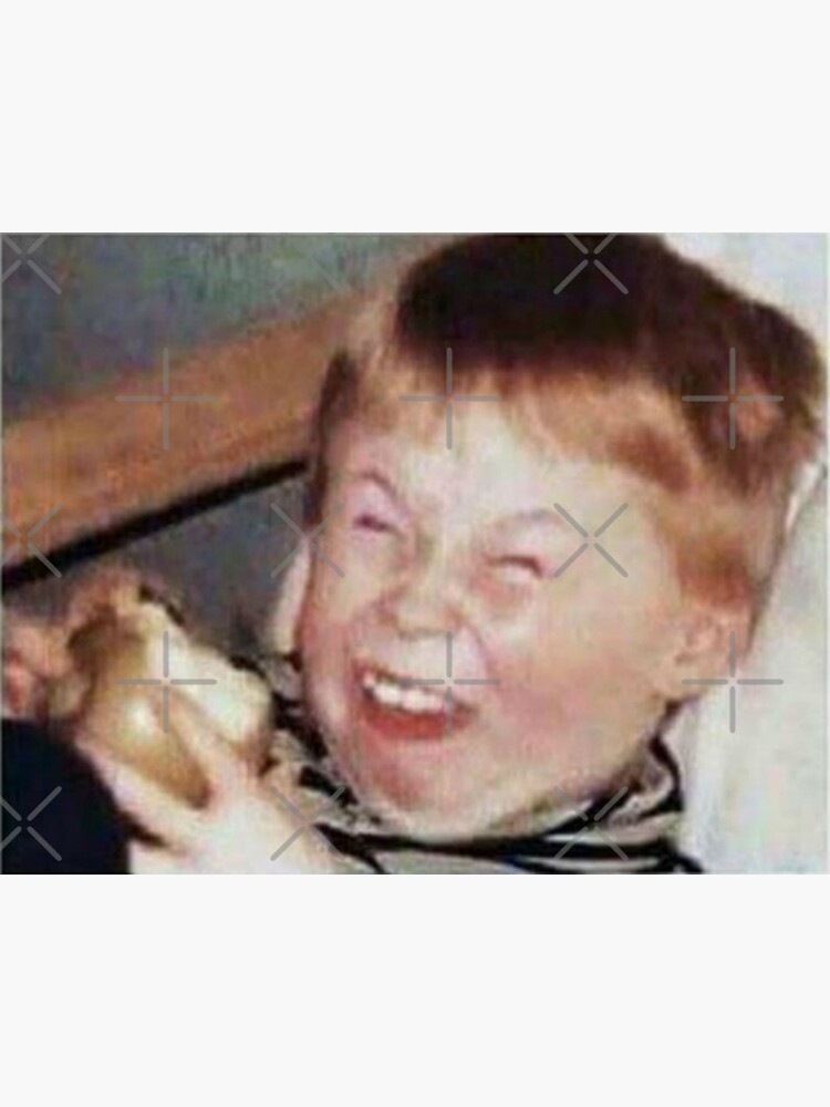 "Funny Face Kid Meme" Canvas Print by bwshirts | Redbubble