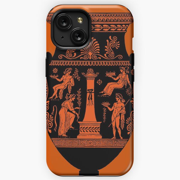 "Red Figure Ancient Greek Urn Volute Krater" iPhone Case for Sale by ...
