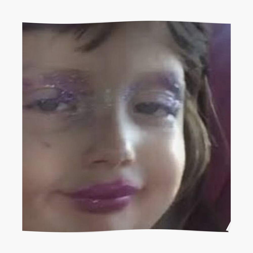 Little Girl With Glitter Makeup Vine | Makeupview.co