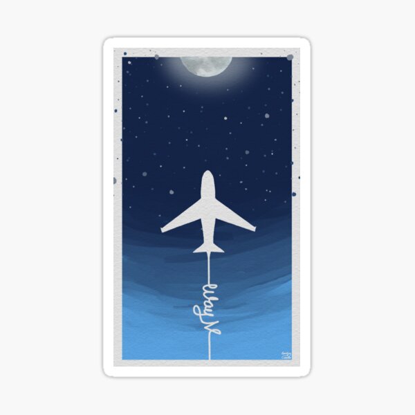 "WAYV - Flight Path" Sticker by doveling-studio | Redbubble