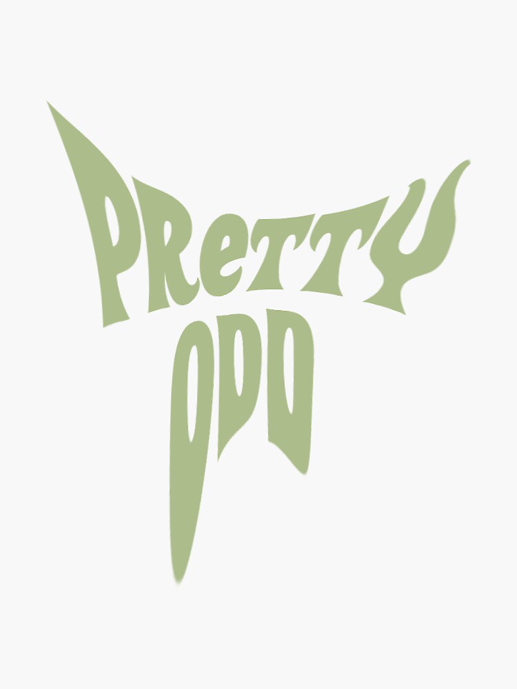 "Pretty Odd" Sticker for Sale by deliamadestuff | Redbubble