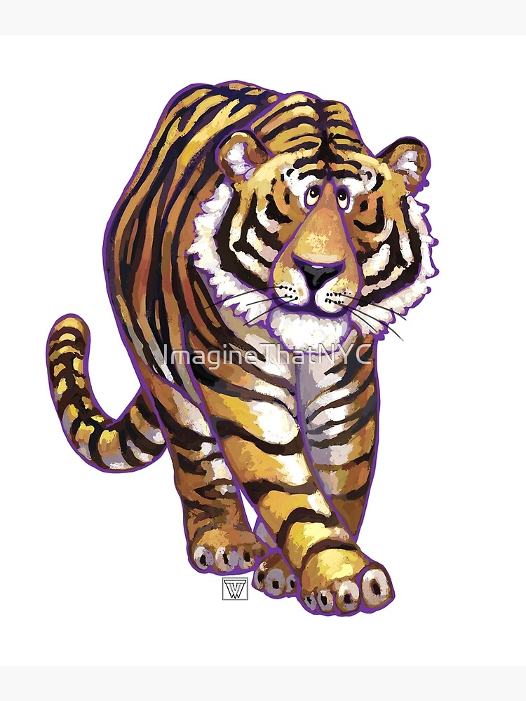 "Animal Parade Tiger Silhouette" Poster for Sale by ImagineThatNYC ...