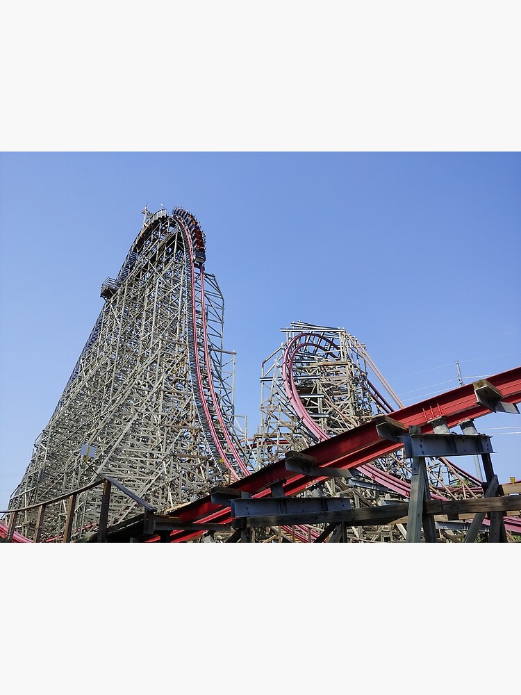 "New Texas Giant at Six Flags Over Texas" Poster by MontagnaMagica ...