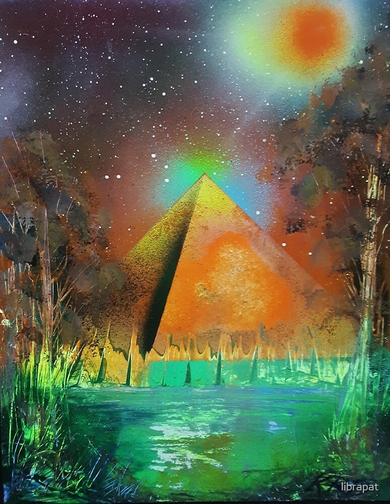 "Spray Paint Art pyramid" by librapat | Redbubble