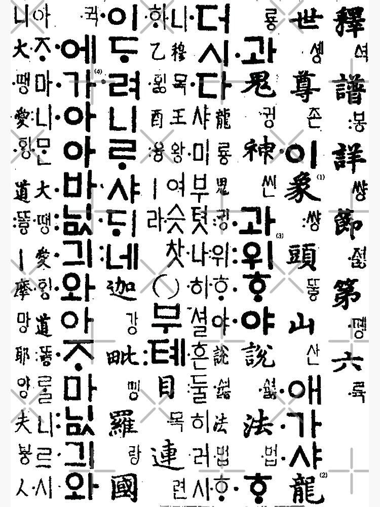 "Korean script (Hangul)" Poster by dshin028 | Redbubble