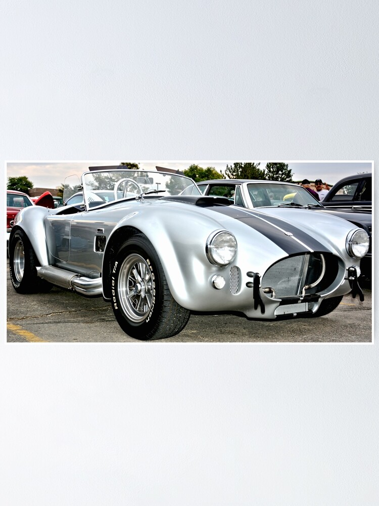 "Classic Cobra Hot Rod" Poster by Scubagirlamy | Redbubble