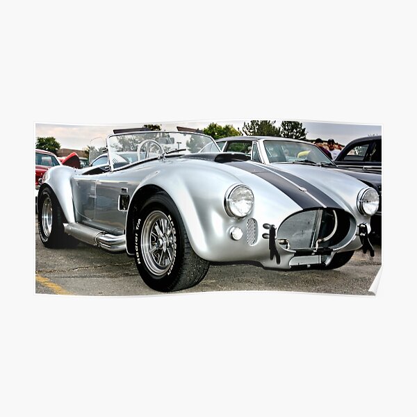 "Classic Cobra Hot Rod" Poster by Scubagirlamy | Redbubble