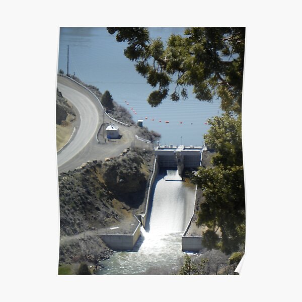 "Unity Dam Spillway" Poster by BettyEDuncan | Redbubble