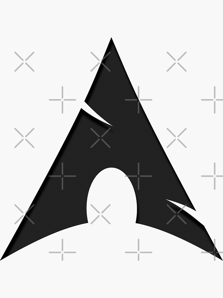 "Arch Linux" Sticker for Sale by CheetoPlug | Redbubble