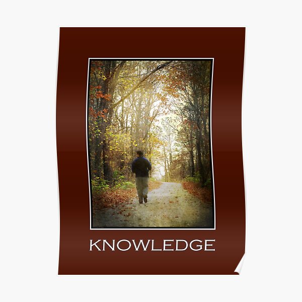 "Knowledge Inspirational Art" Poster for Sale by rollosphotos | Redbubble