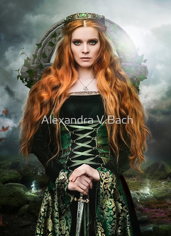 "Celtic Queen" by Alexandra V.Bach | Redbubble