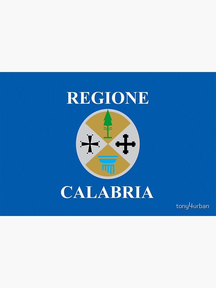 "calabria flag" Sticker for Sale by tony4urban | Redbubble