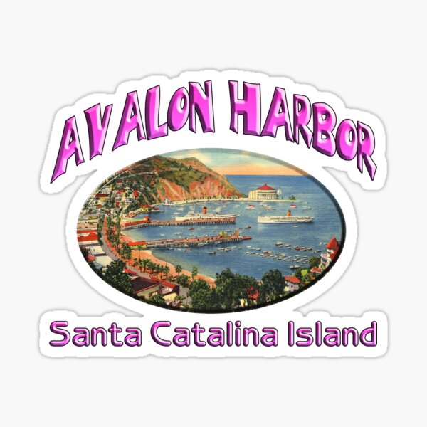 "Avalon Harbor" Sticker for Sale by lawrencebaird | Redbubble