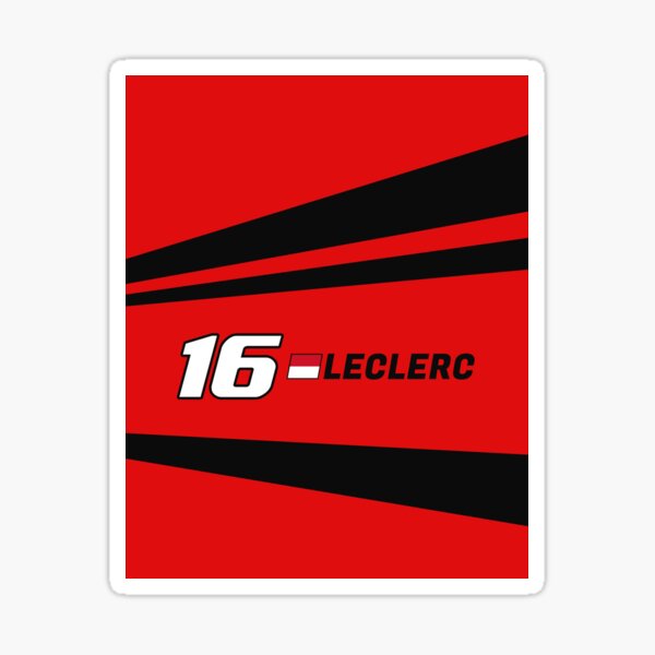 "F1 2019 - #16 Leclerc" Sticker for Sale by sednoid | Redbubble