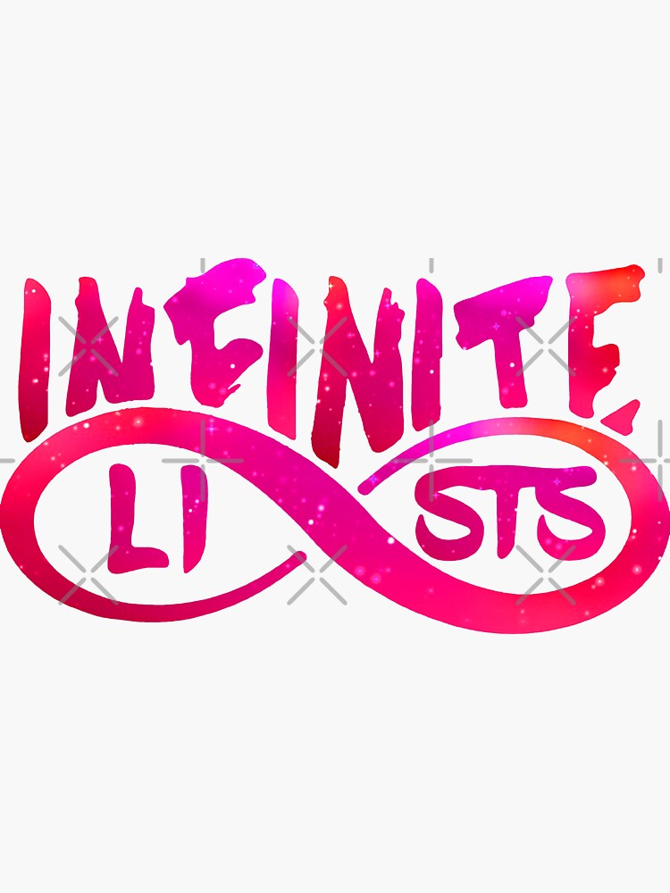 "infinite lists pink galaxy, infinite pink, infinite lists merch ...