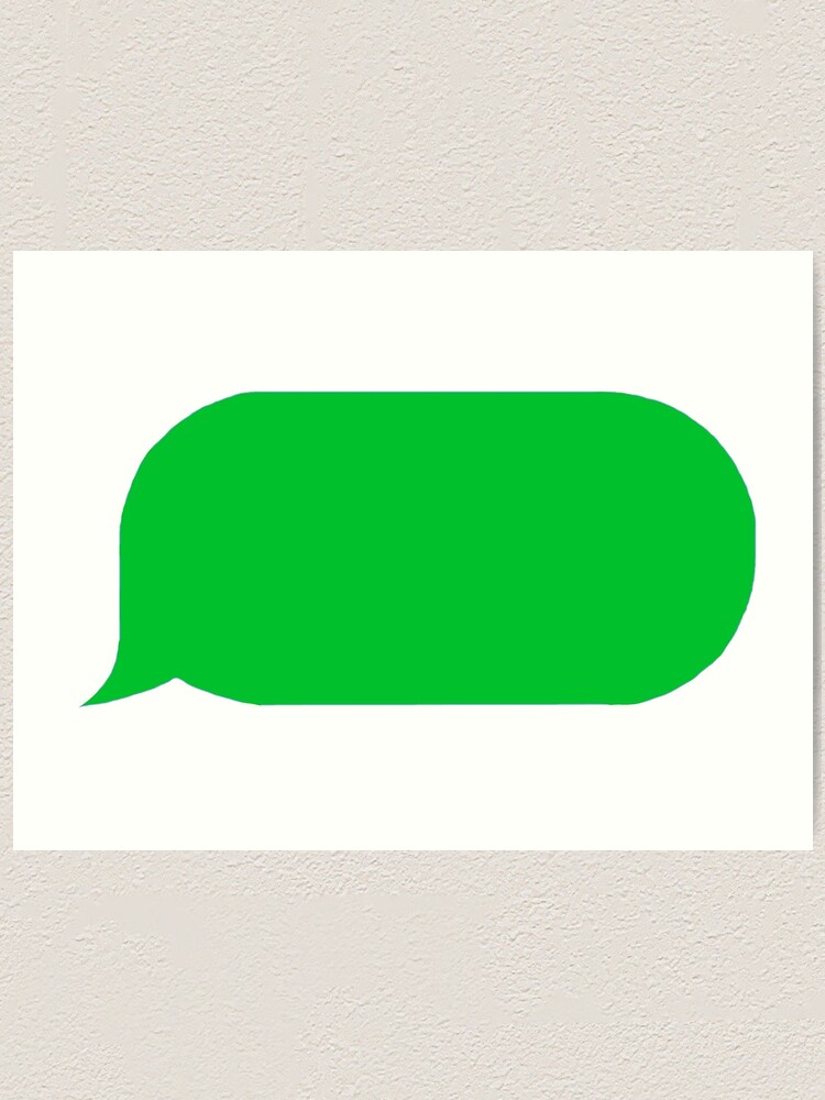 Blank IMessage Green Bubble Short Art Print For Sale By Mdhalloran blank-imessage-green-bubble-short-art-print-for-sale-by-mdhalloran