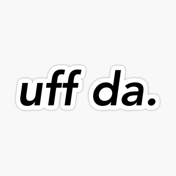 Sticker: Uff | Redbubble
